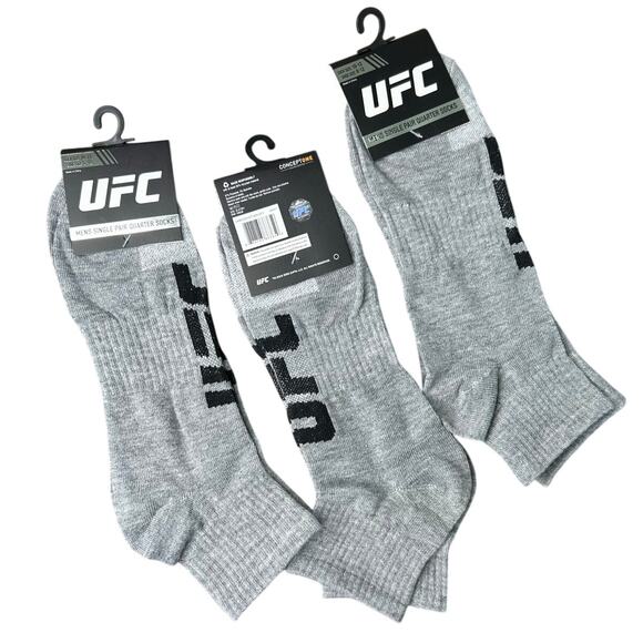 UFC | Underwear & Socks | Ufc Adult Mens Quarter Socks 3 Pairs Size 62 ...